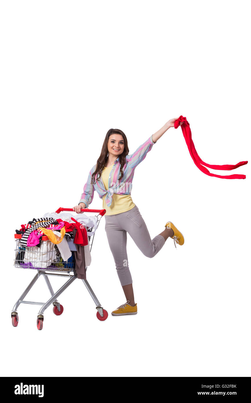 Woman after buying second hi-res stock photography and images - Alamy