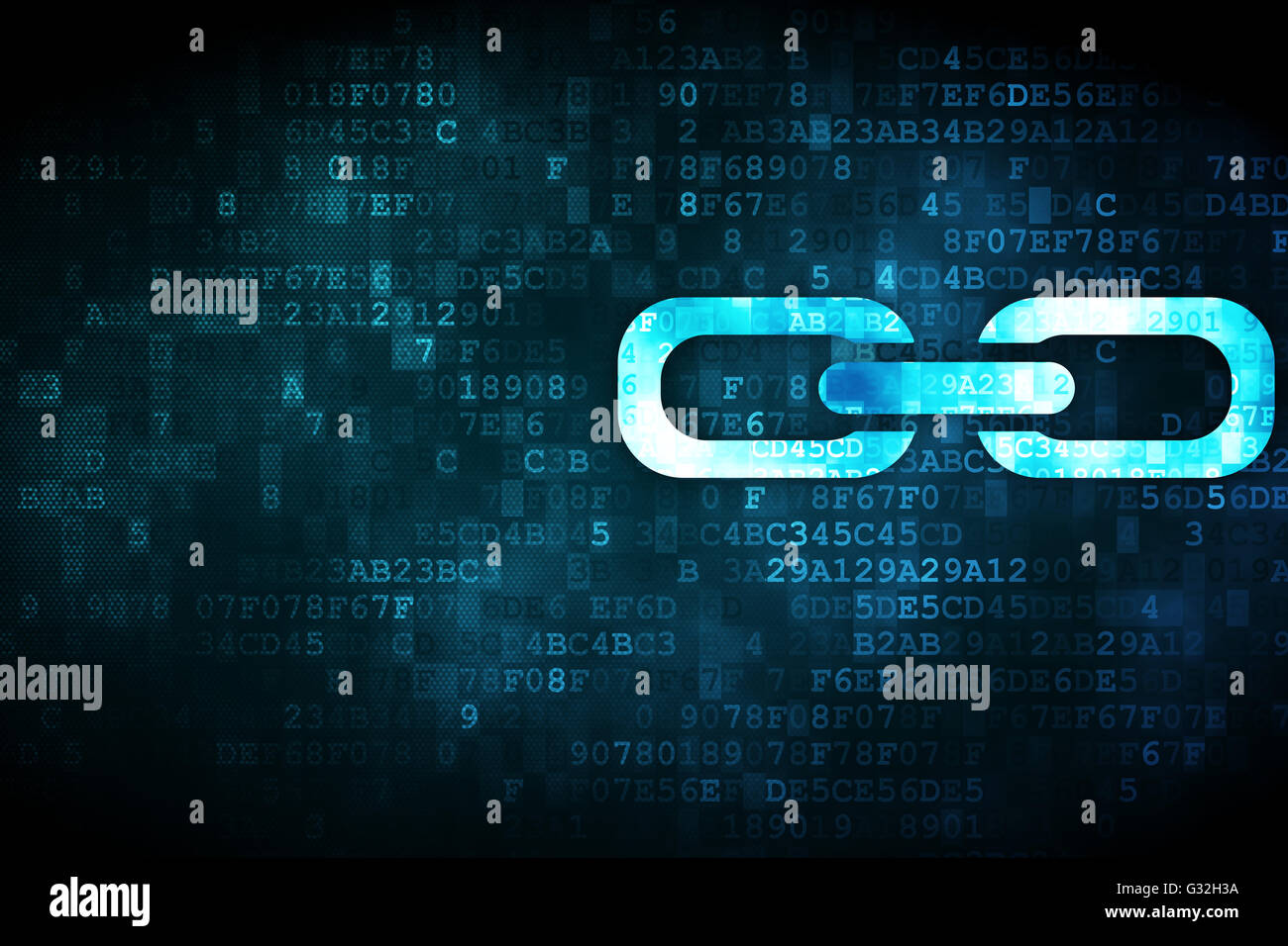 Web design concept: Link on digital background Stock Photo - Alamy