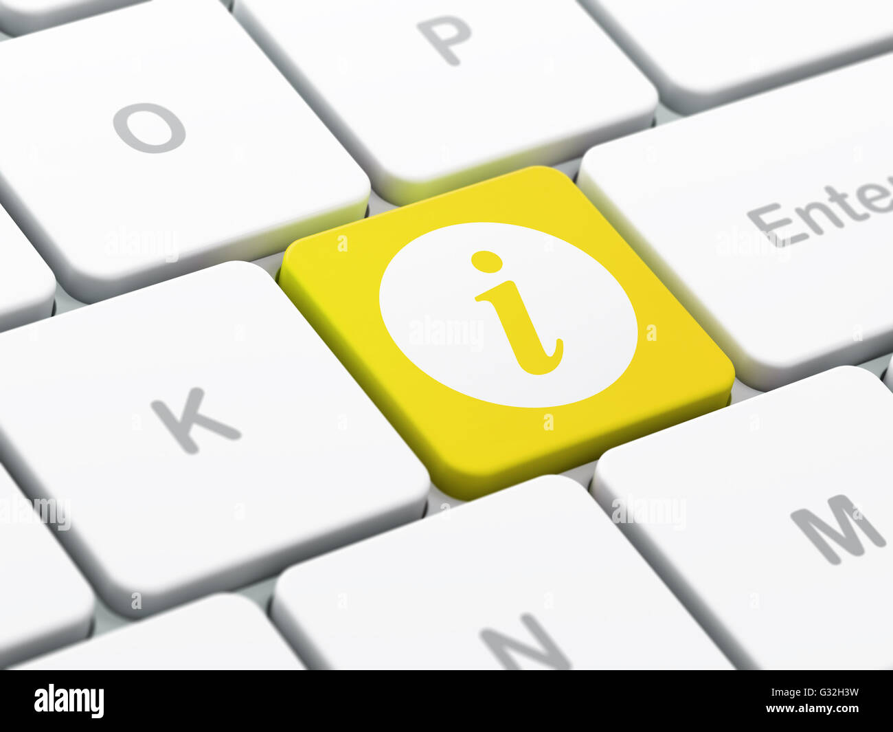 Web development concept: Information on computer keyboard background Stock Photo - Alamy