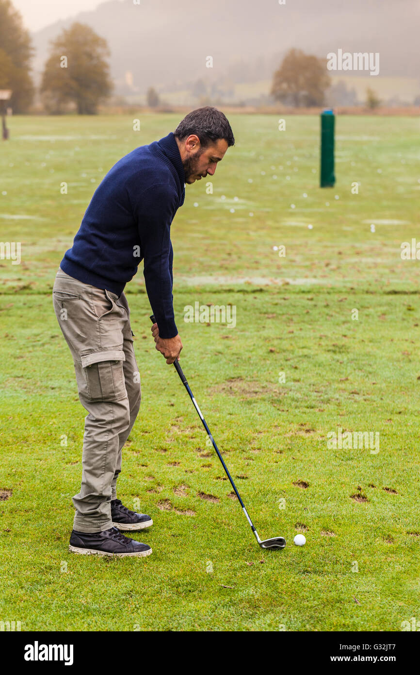 Golf driving range distance hi-res stock photography and images - Alamy