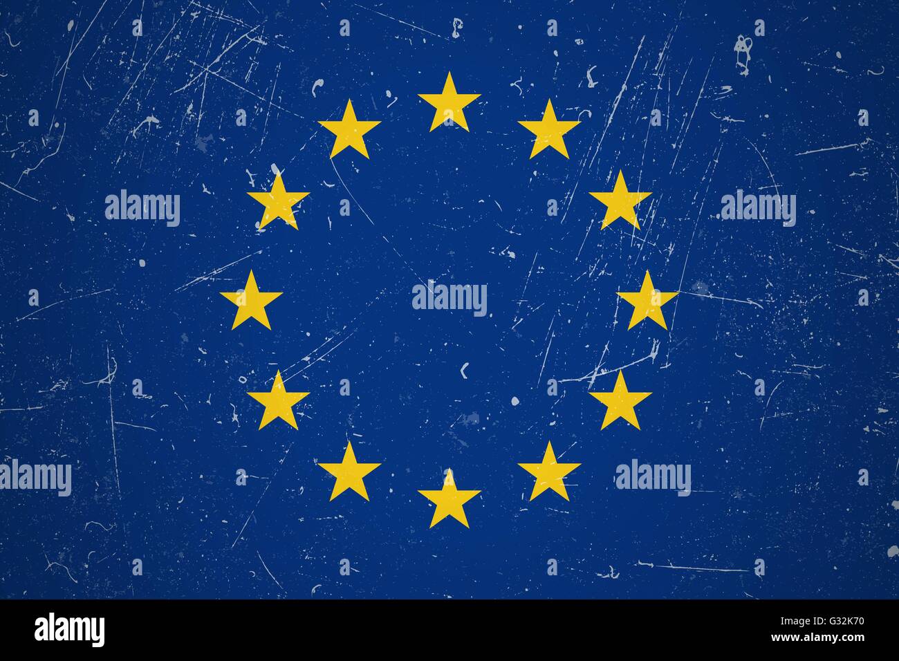 Grunge European flag Stock Vector Image & Art - Alamy
