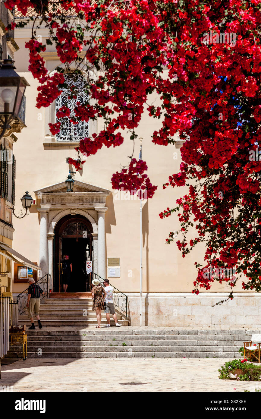 Saint Spyridon Church, Corfu Old Town, Corfu, Greece Stock Photo - Alamy