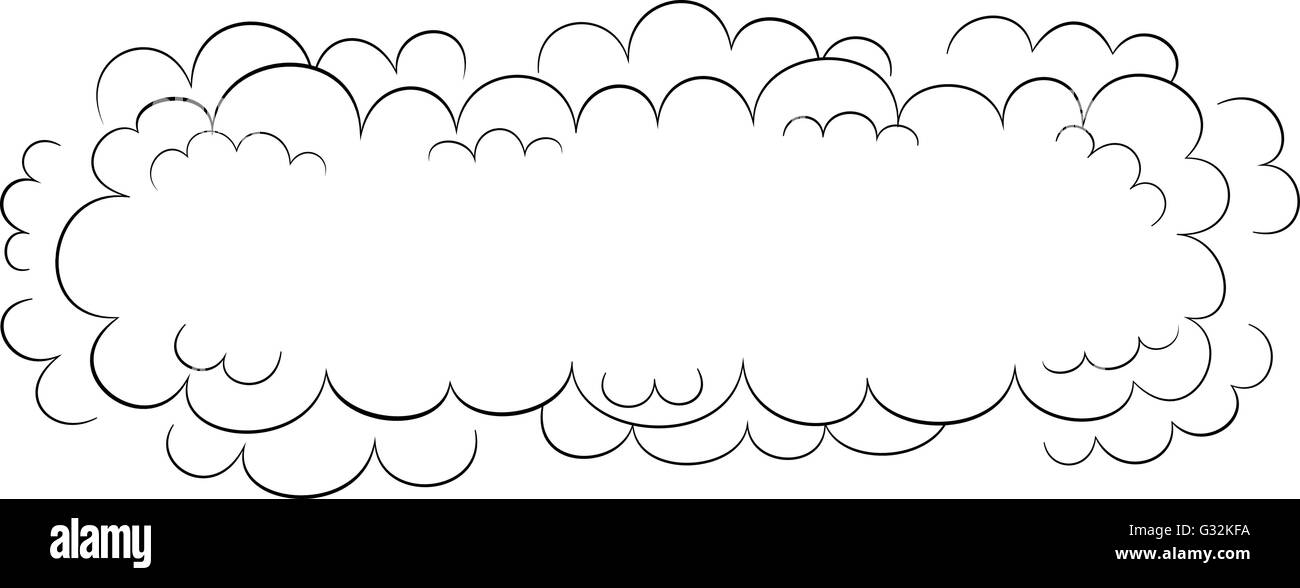 Wide vector cloud Stock Vector Image & Art - Alamy