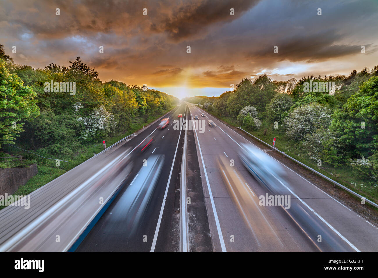 M54 motorway hi-res stock photography and images - Alamy