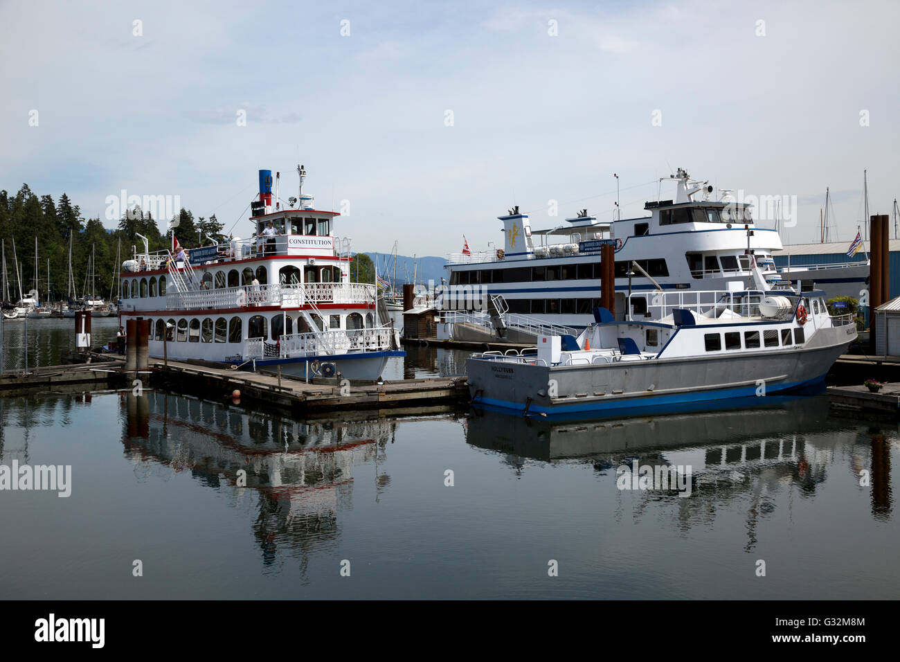 MPV Constitution Paddle wheeler boat at Stanley Park in Vancouver BC ...