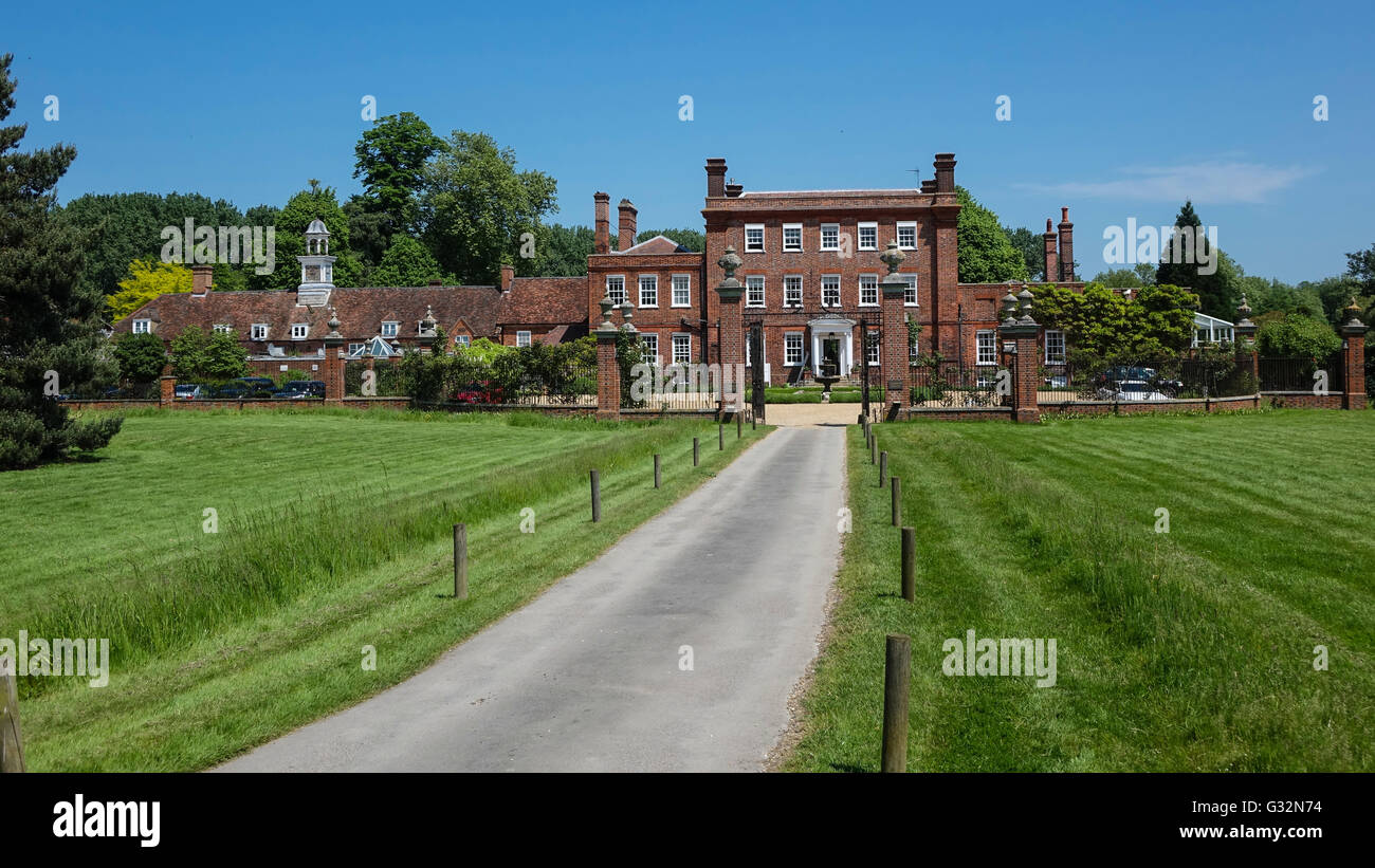 Champneys Health Spa exterior view Henlow Grange Bedfordshire Stock ...