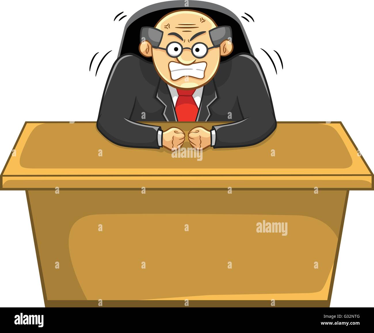 Angry Manager Clipart