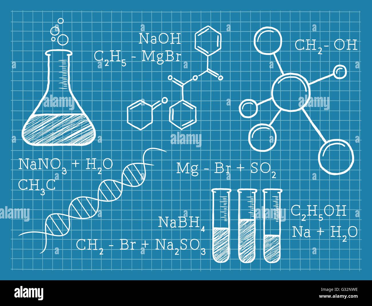 Chemistry, Science, Chemical Elements Stock Vector Image & Art - Alamy