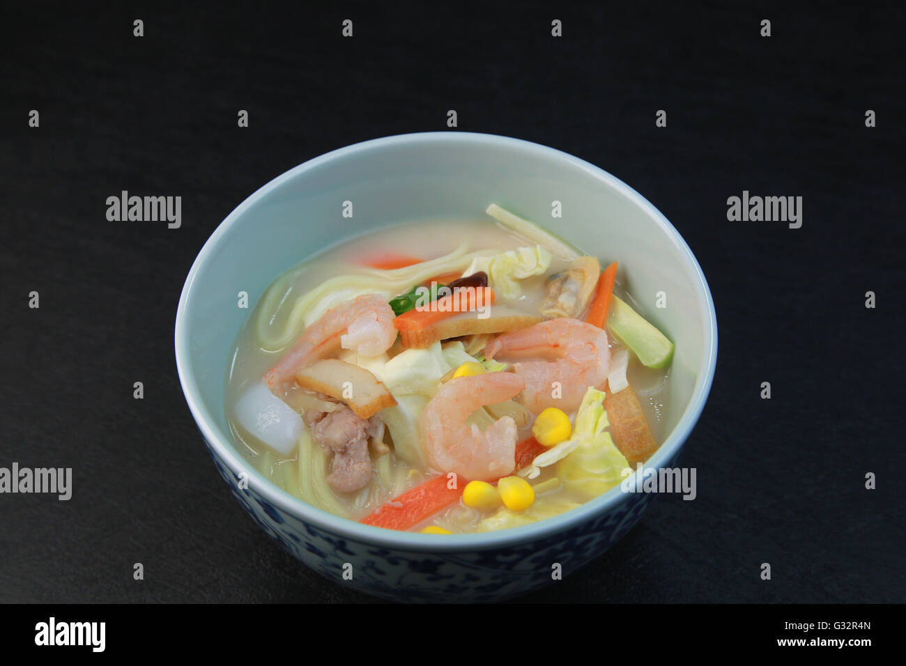 Champon, Chinese-Style Hotchpotch Stock Photo - Alamy