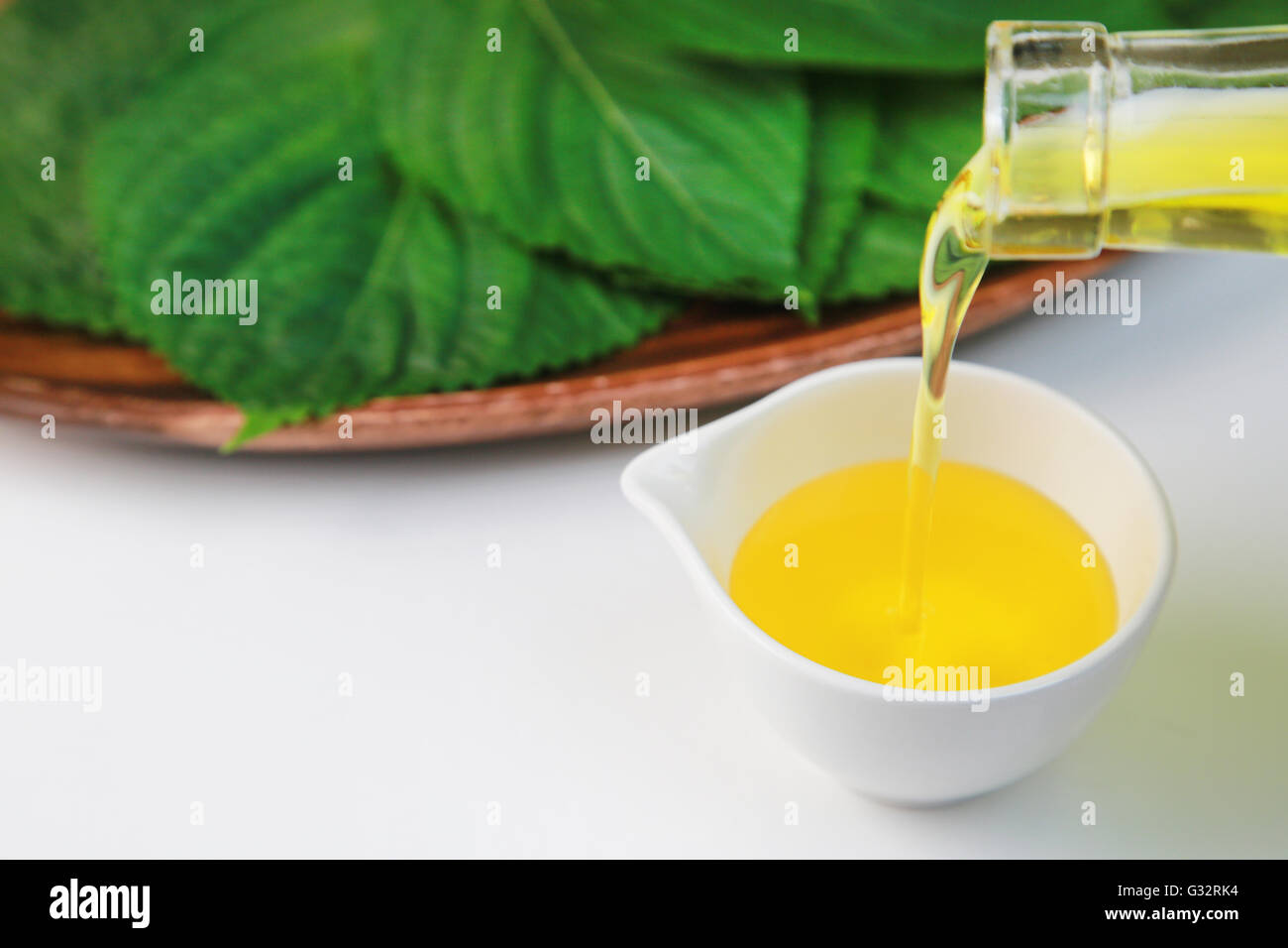 Perilla korean perilla hi-res stock photography and images - Alamy