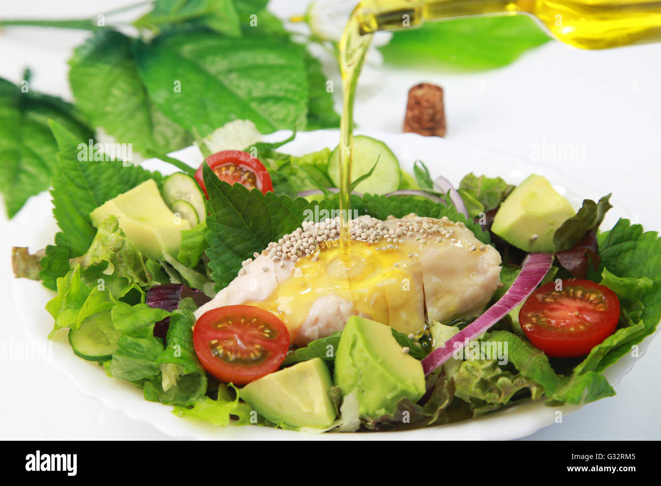 Perilla salad hi-res stock photography and images - Alamy