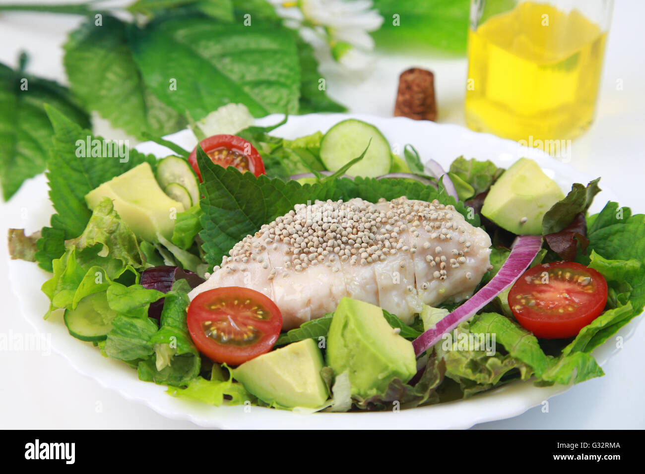 Perilla salad hi-res stock photography and images - Alamy