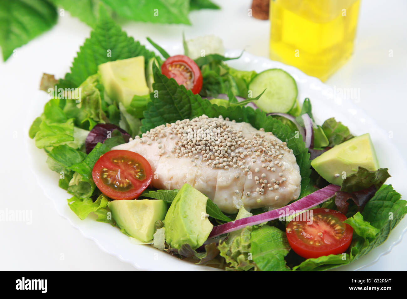 Perilla salad hi-res stock photography and images - Alamy