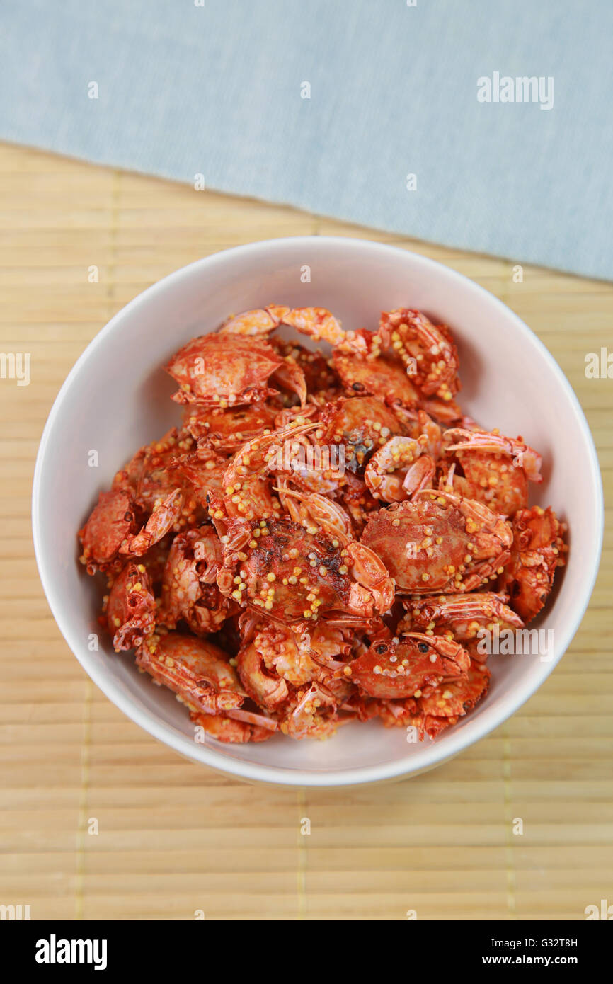 Tamago Kani (Swimming crab with Roes Stock Photo - Alamy