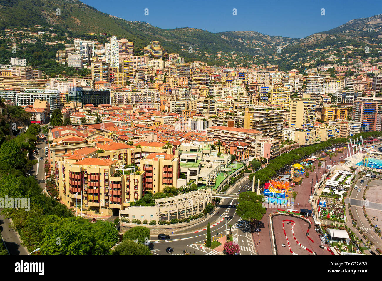 City skyline, Monte Carlo, Monaco Stock Photo - Alamy