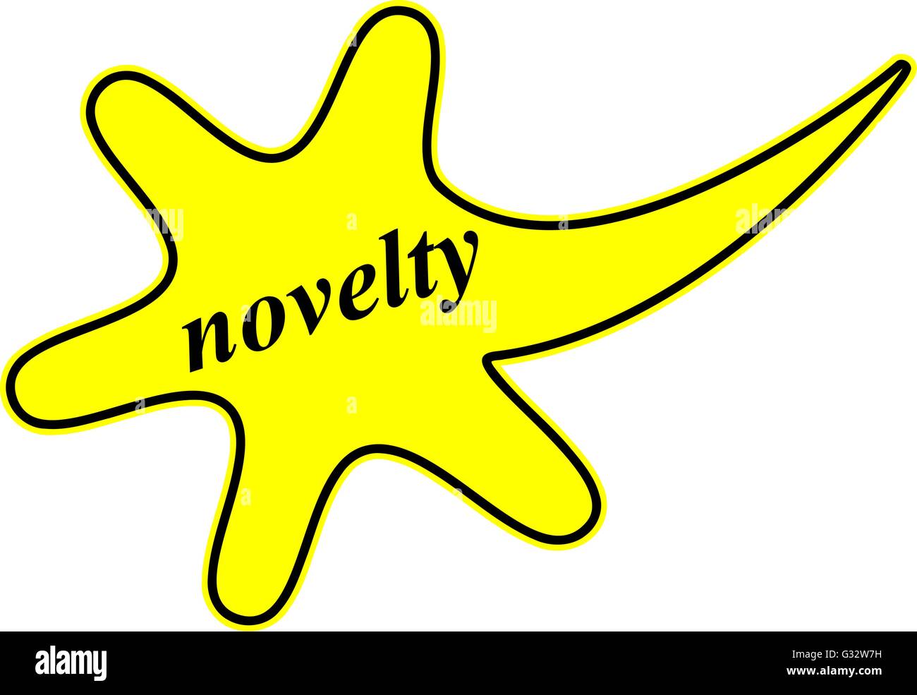 yellow sticker novelty ,yellow label novelty Stock Vector Image & Art ...