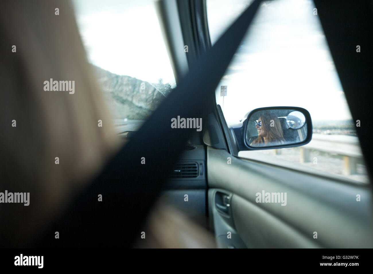 Woman driving race car hi-res stock photography and images - Alamy