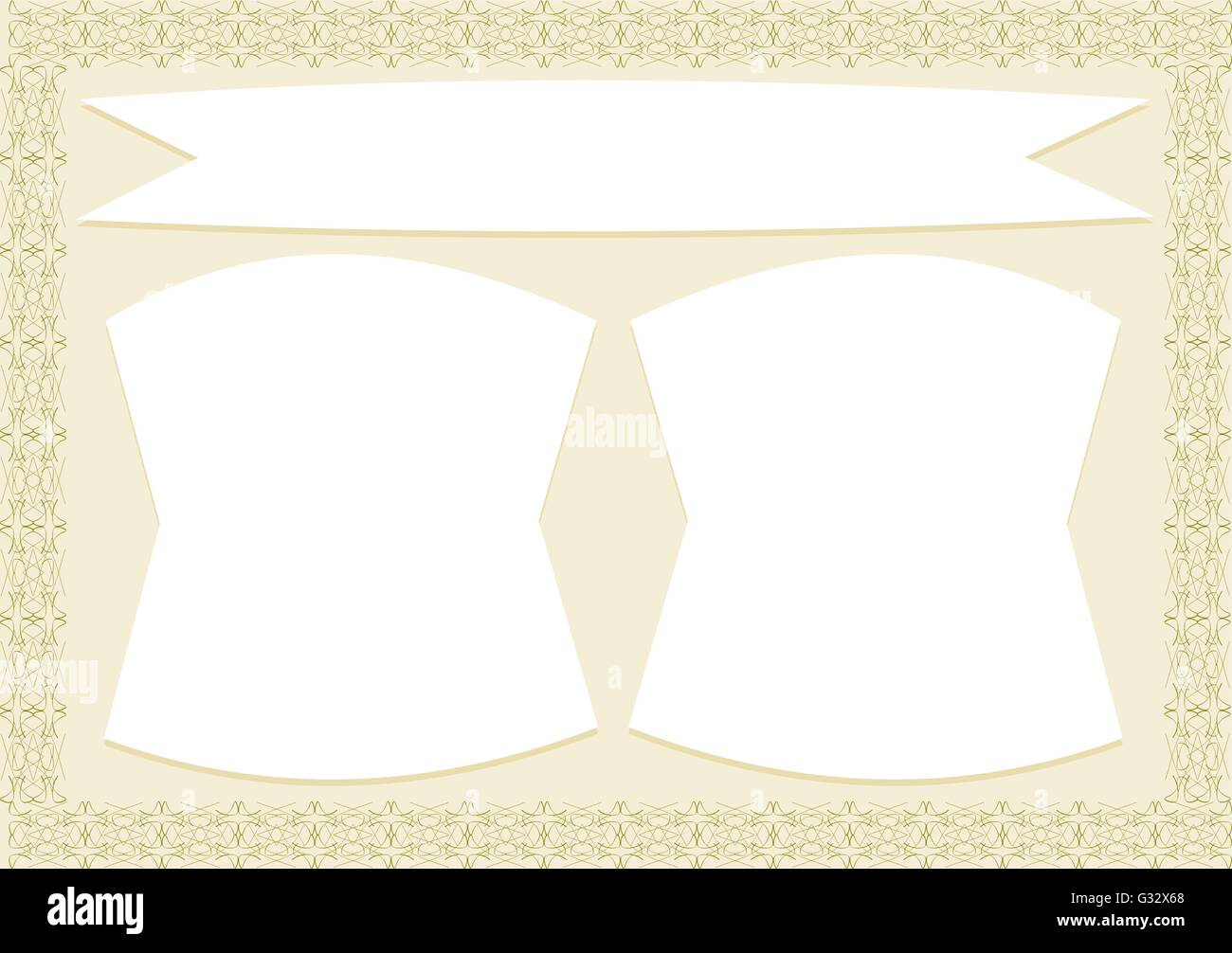 Template, background for documents, Diploma Stock Vector Image & Art ...