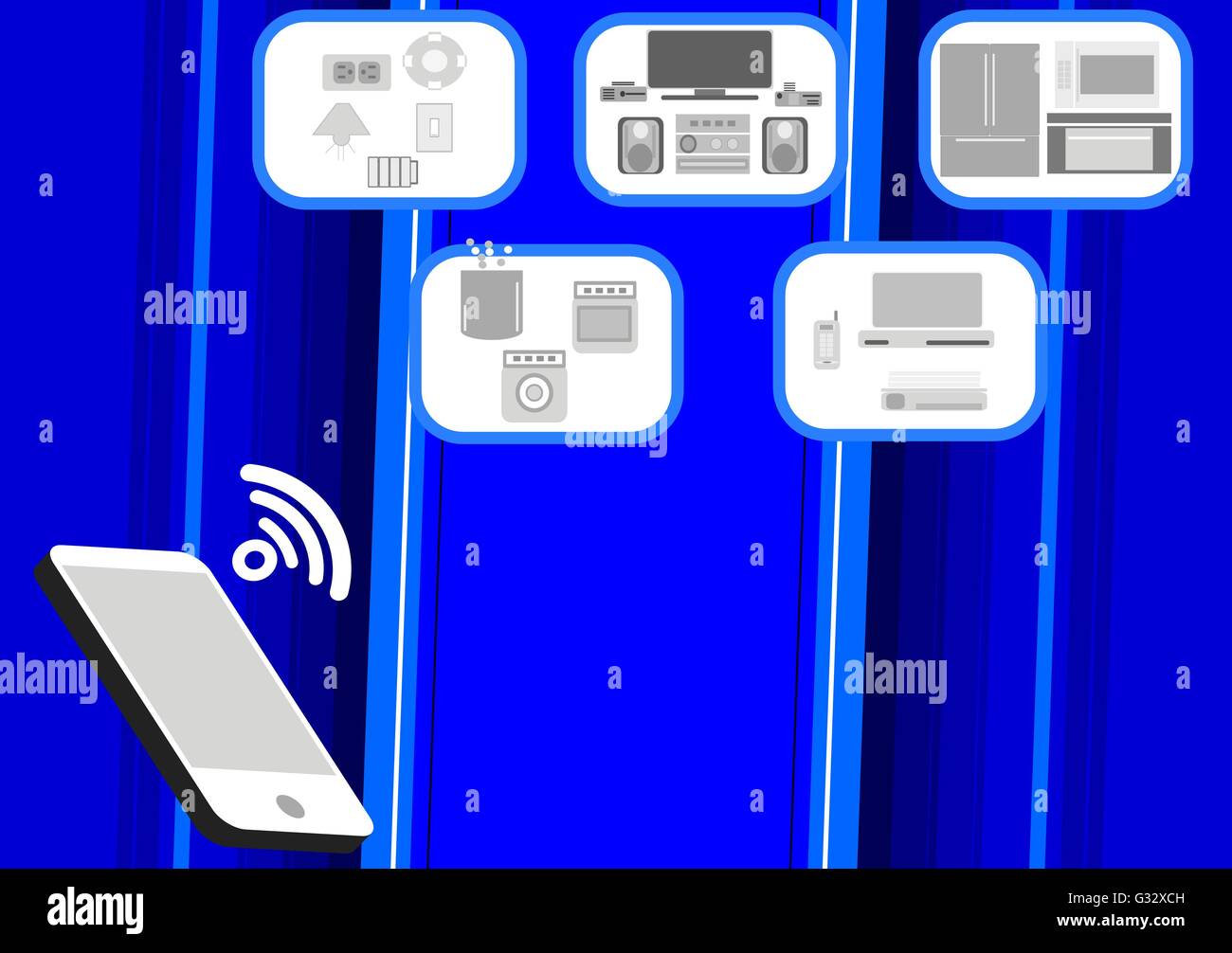 Mobility and inter connectivity at home home hi-res stock photography ...