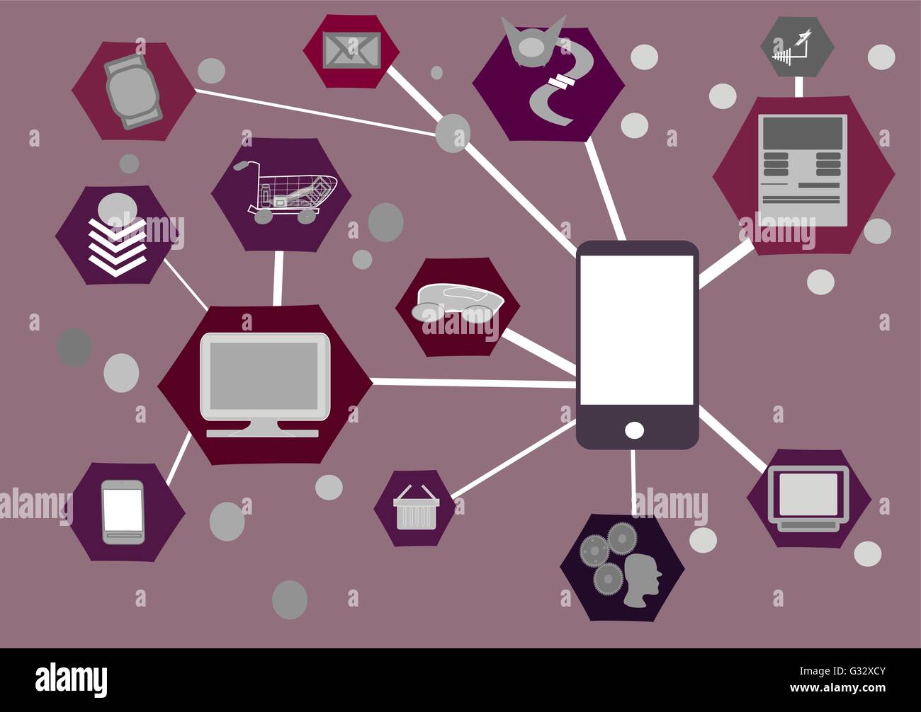 Mobility and interconnectivity Stock Vector Image & Art - Alamy