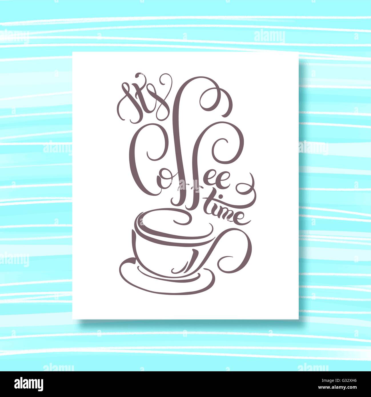 Hand written menu at a restaurant Stock Vector Images - Alamy
