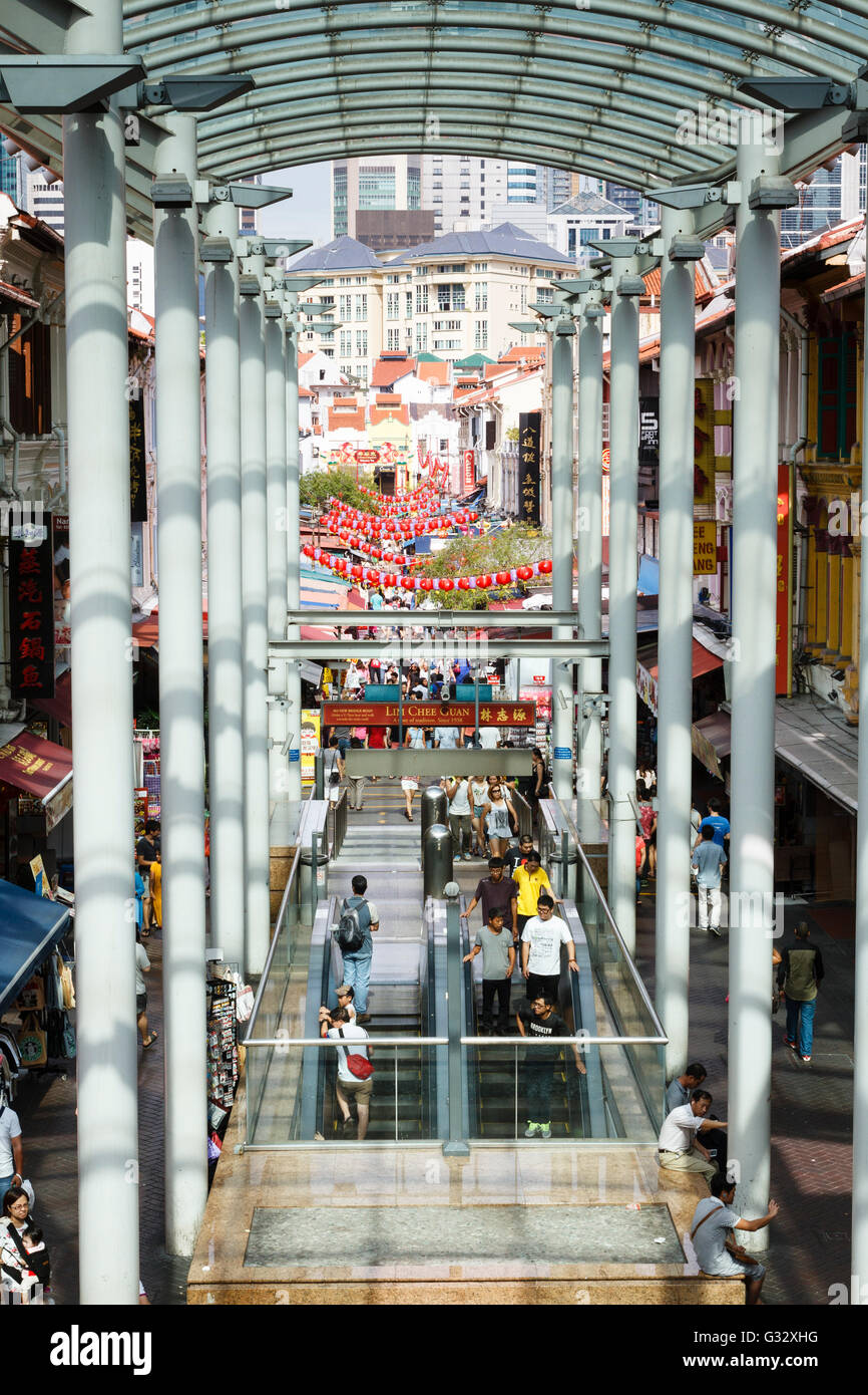 MRT Station, Chinatown, Singapore Stock Photo - Alamy