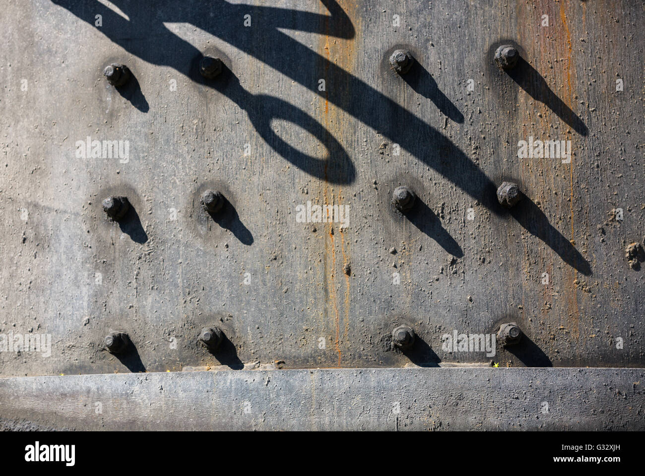 detail of a sanitation ring's metal mold Stock Photo - Alamy