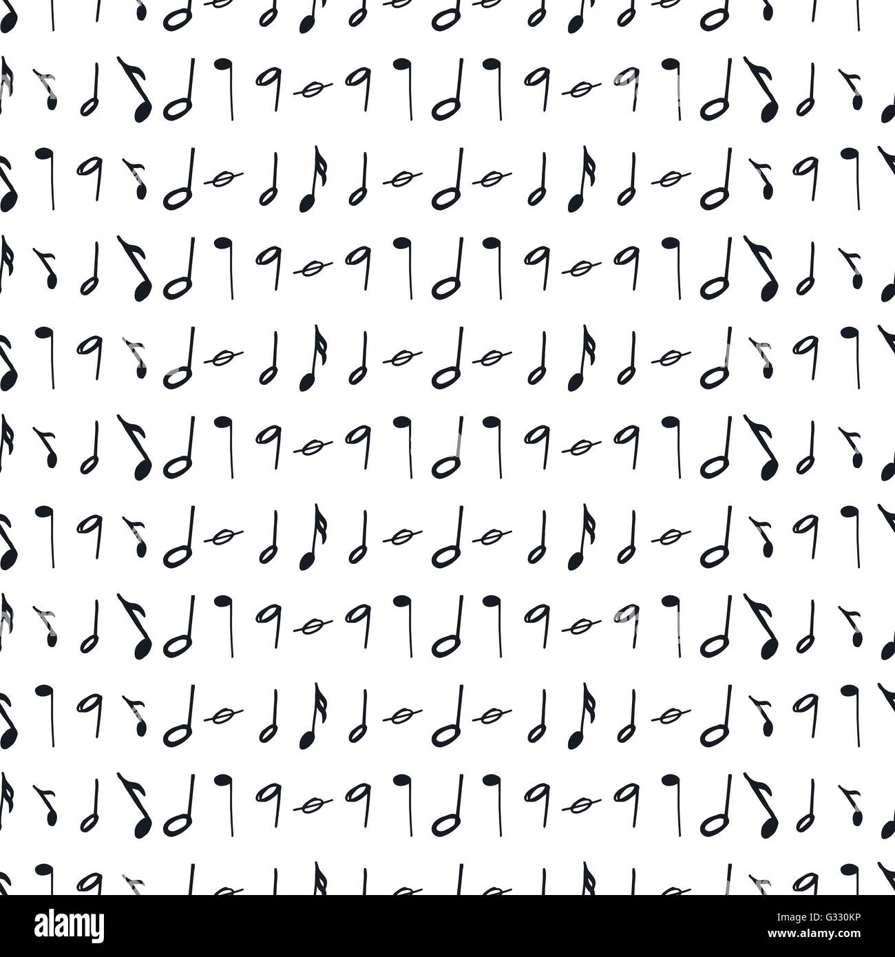 Seamless pattern with music notes Stock Vector Image & Art - Alamy
