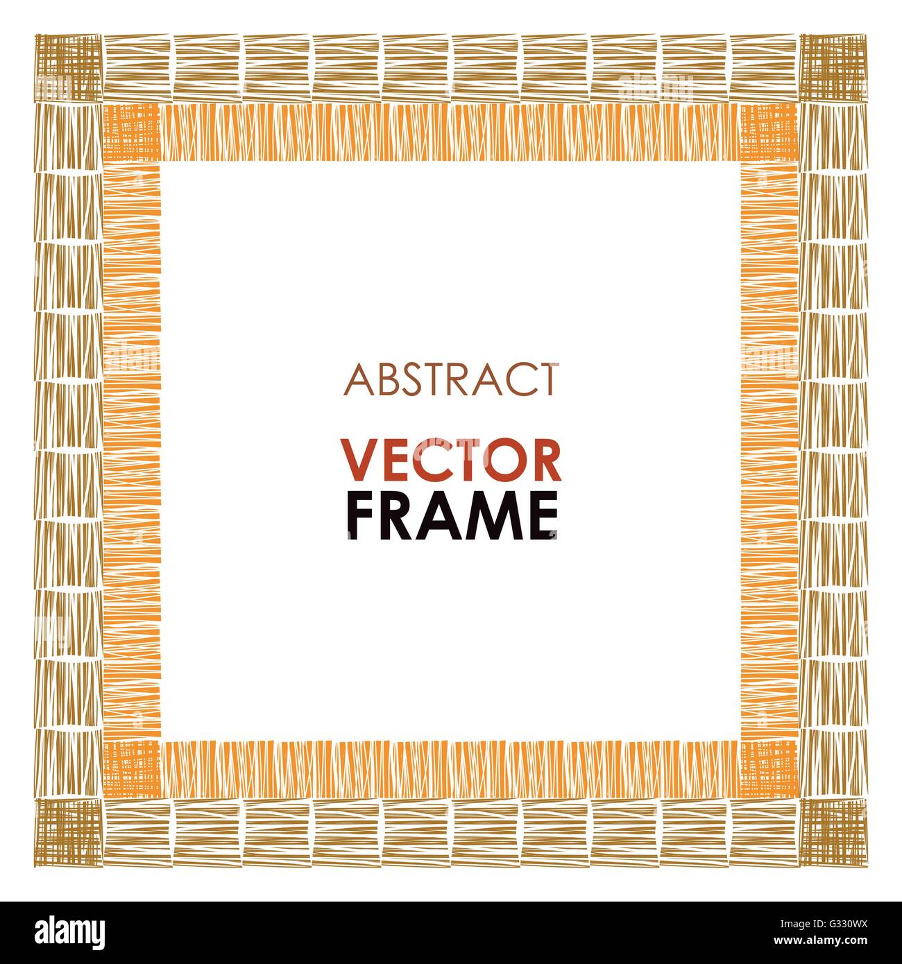 Ethnic vector frame Stock Vector Image & Art - Alamy