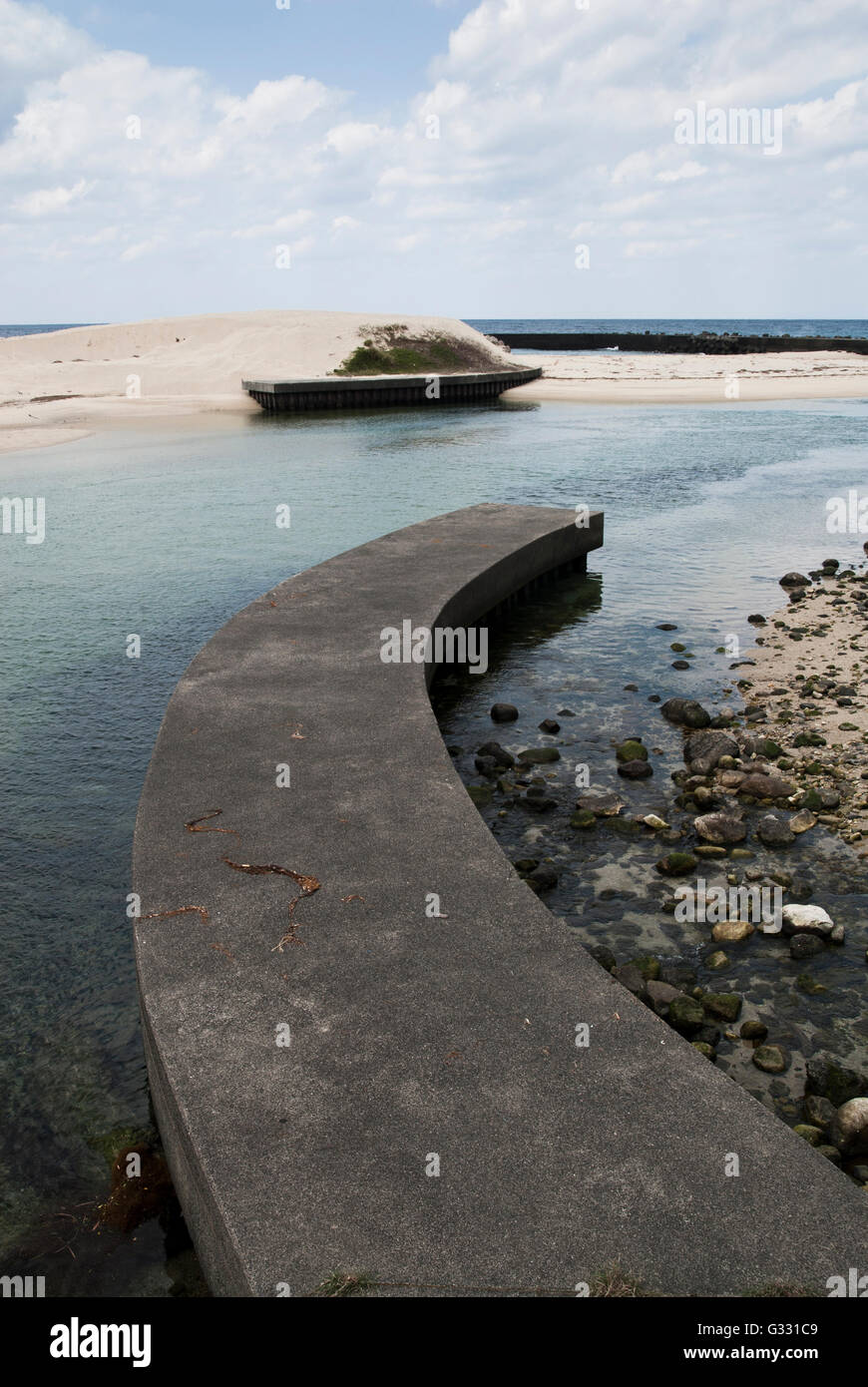 Sand and rock beach in Yakushima (Japan Stock Photo - Alamy