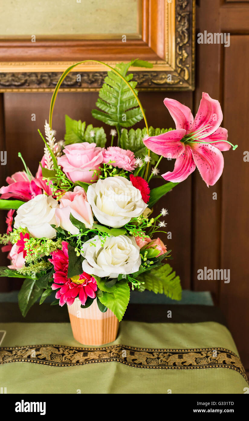 Beautiful flower pot Stock Photo - Alamy