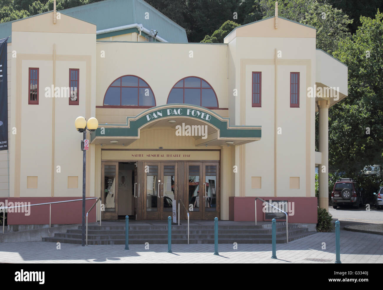 the municipal theatre in the art deco city of napier in New zealand ...
