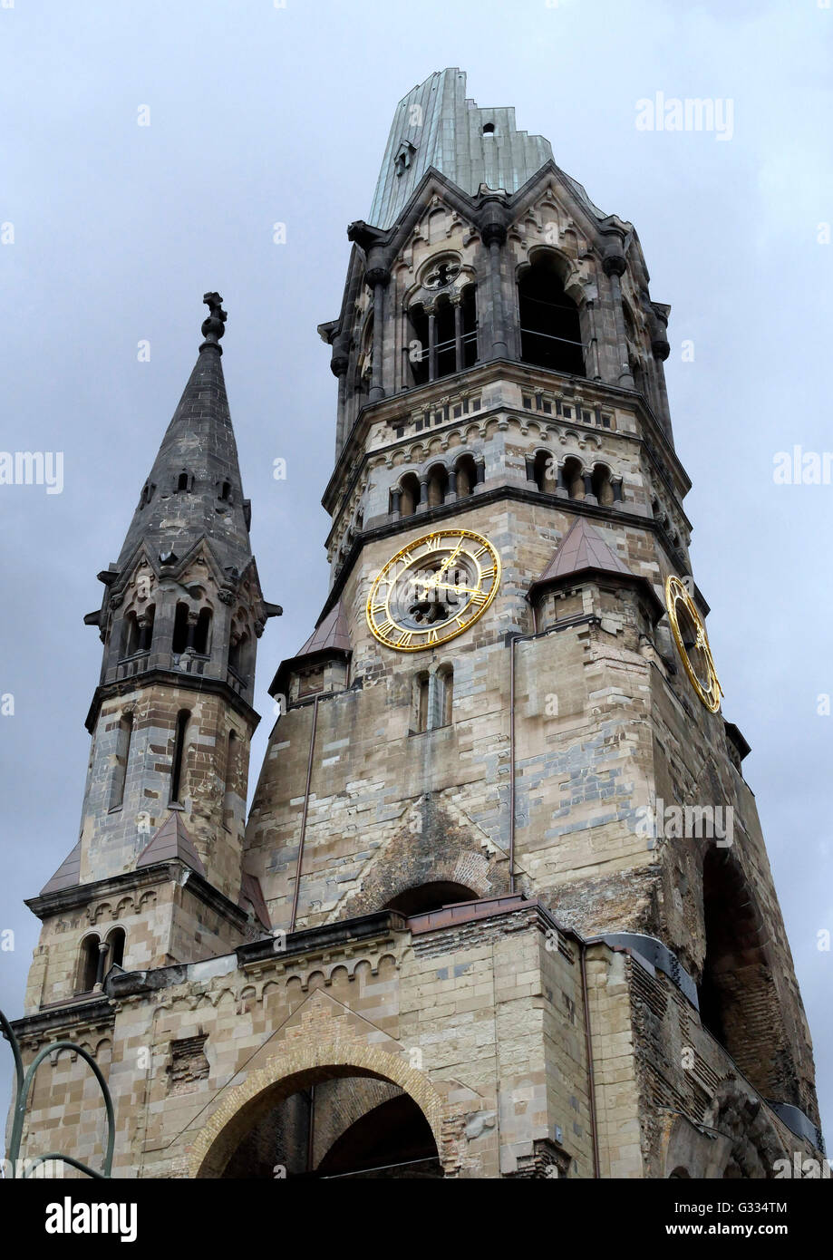 Kaiser Wilheln Memorial Church, Chariottenburg, Berlin, Germany Stock ...