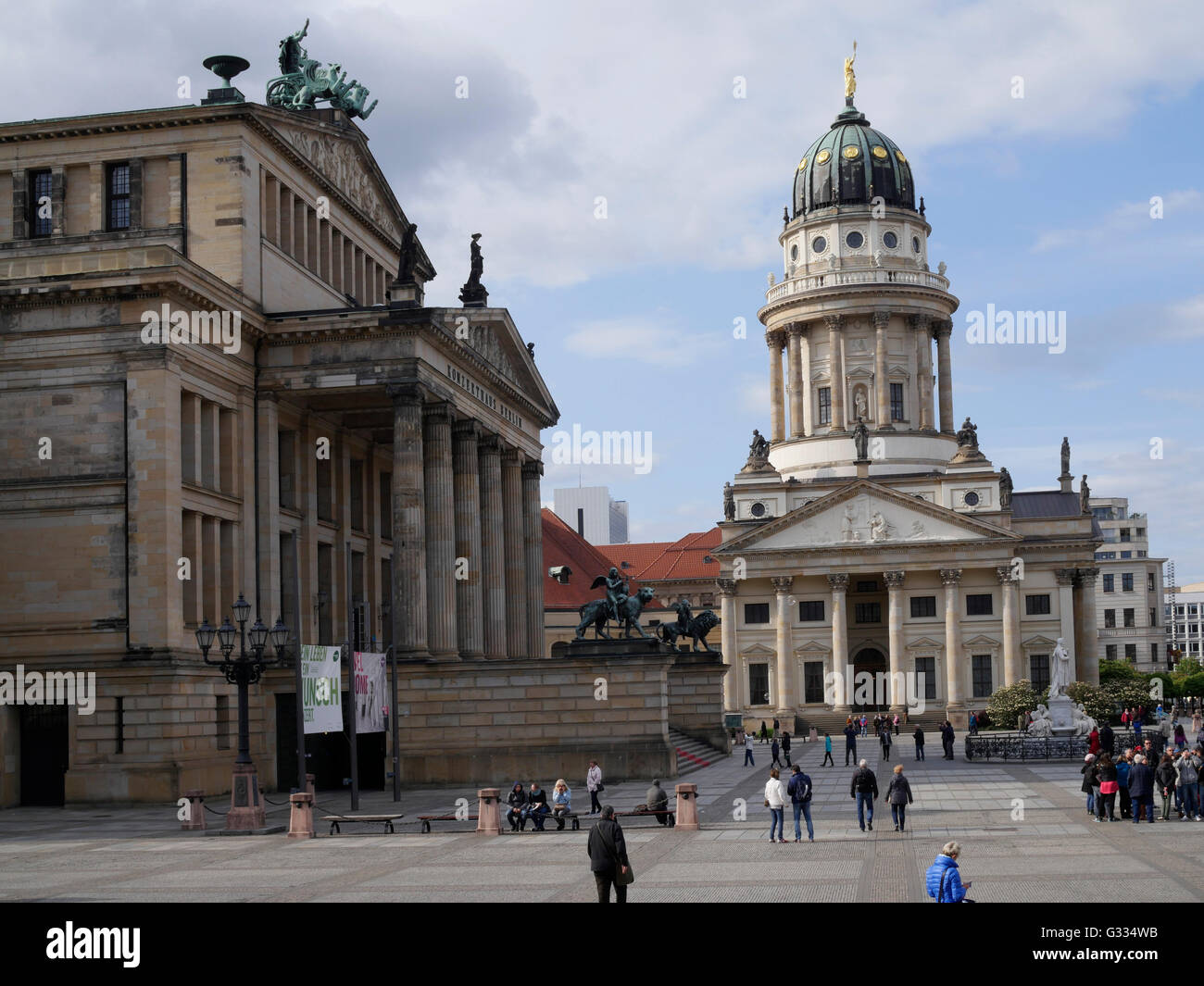 Gendarmenmarkt Square in the city of Berlin, Germany, Europe, EU Stock ...