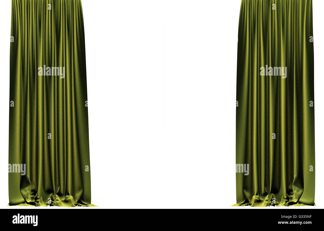 Curtains isolated on white background. Include clipping path Stock ...