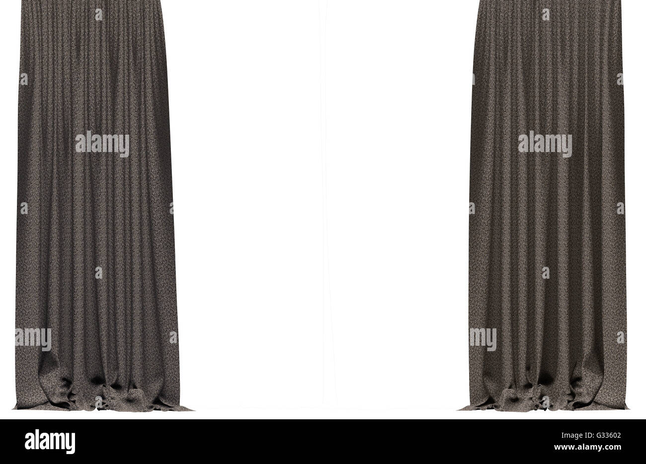 Curtains isolated on white background. Include clipping path Stock ...