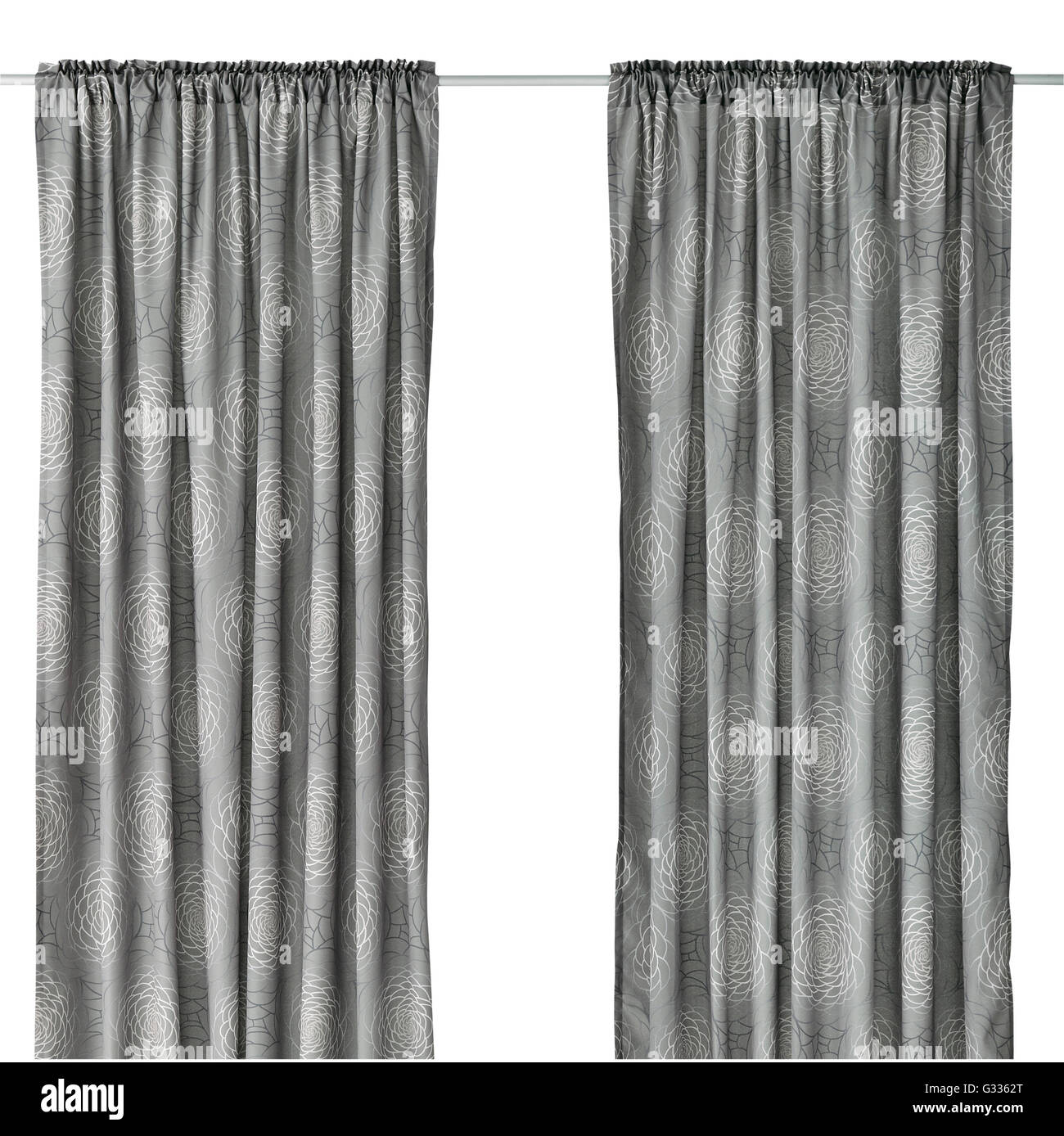 Grey curtain hi-res stock photography and images - Alamy