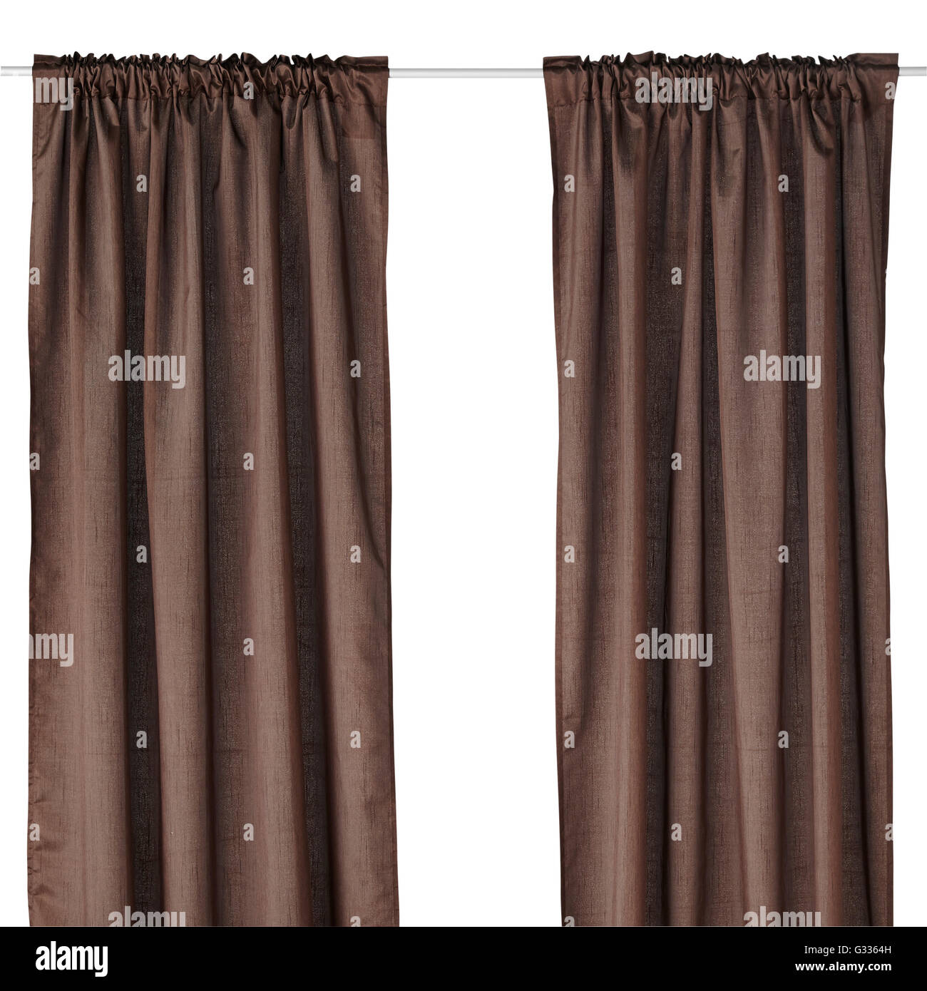 Decorative window curtain Cut Out Stock Images & Pictures - Alamy