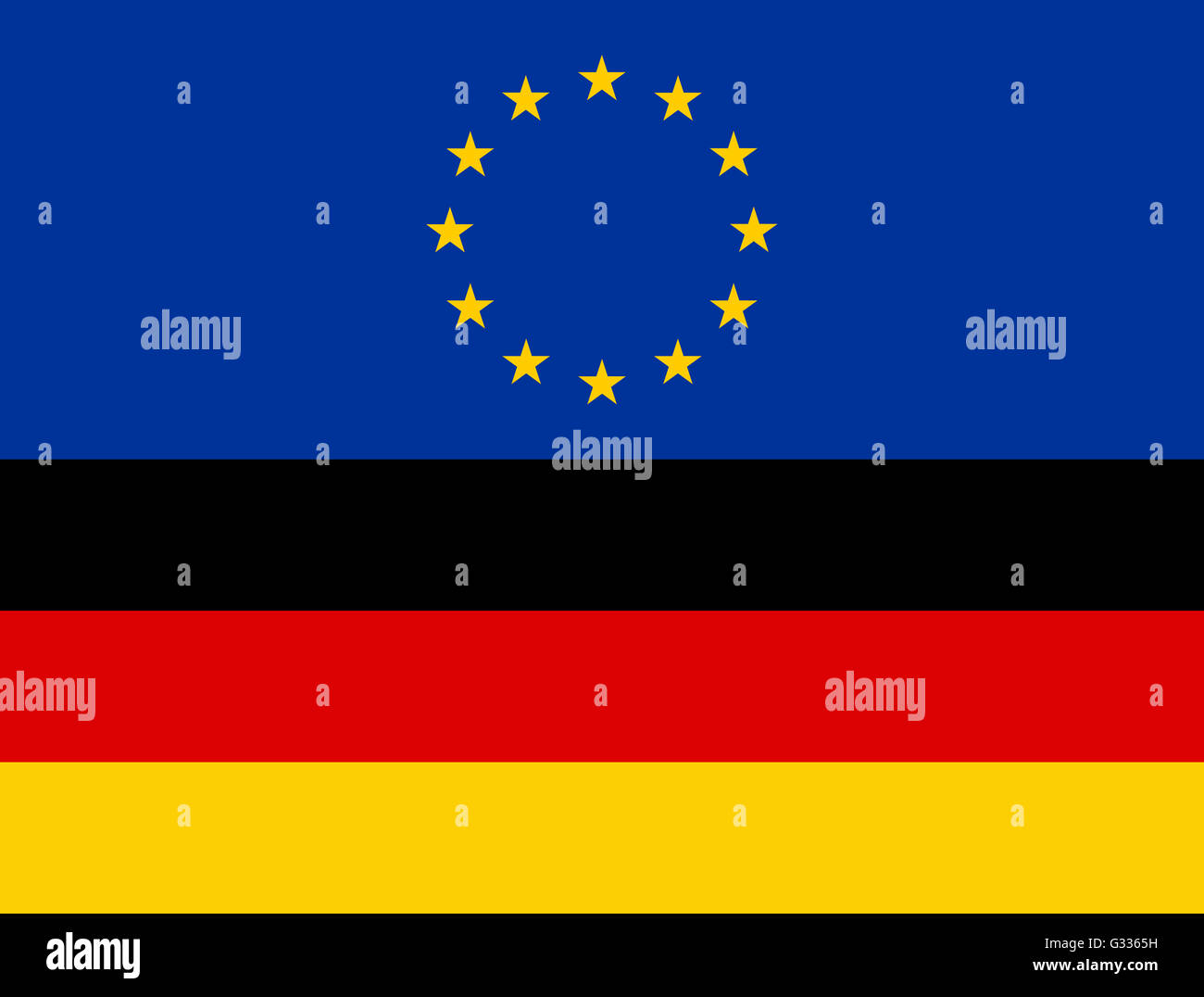 Original Europe and Germany Flag Background Design Stock Photo - Alamy