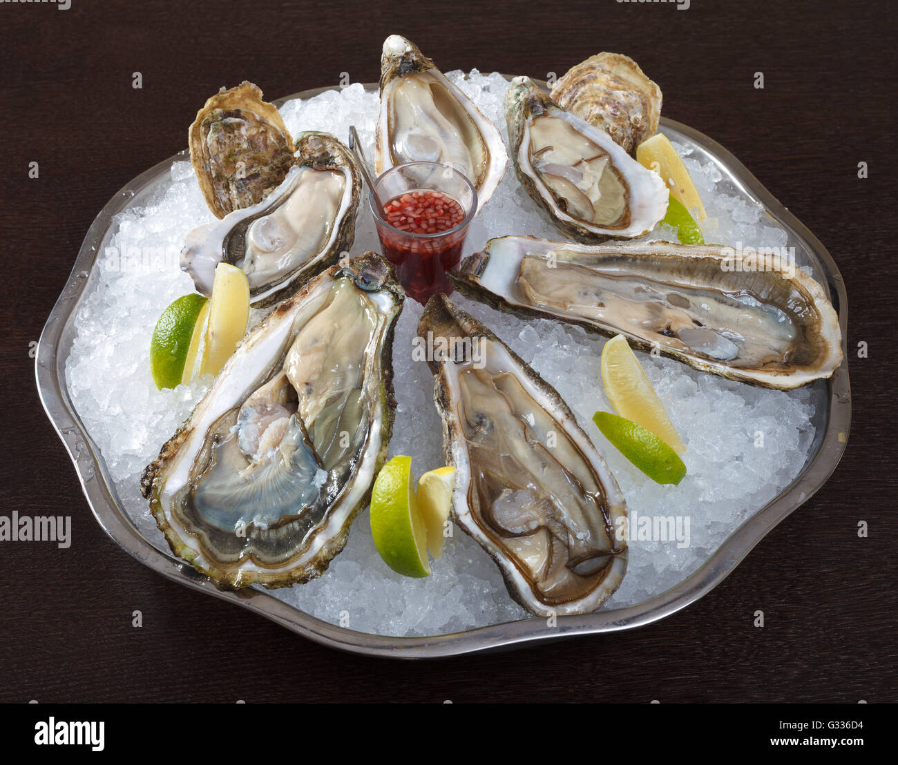 French Belon Oyster High Resolution Stock Photography and Images - Alamy
