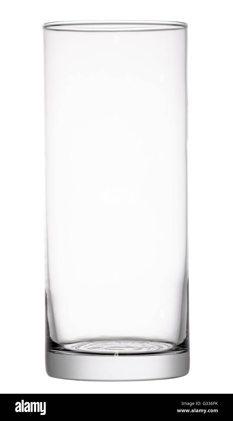 Empty glass vase isolated on white background with clipping path Stock ...