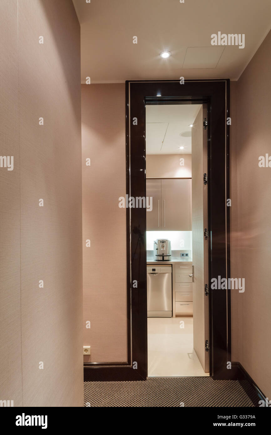 Office kitchen interior sink fridge hi-res stock photography and images ...