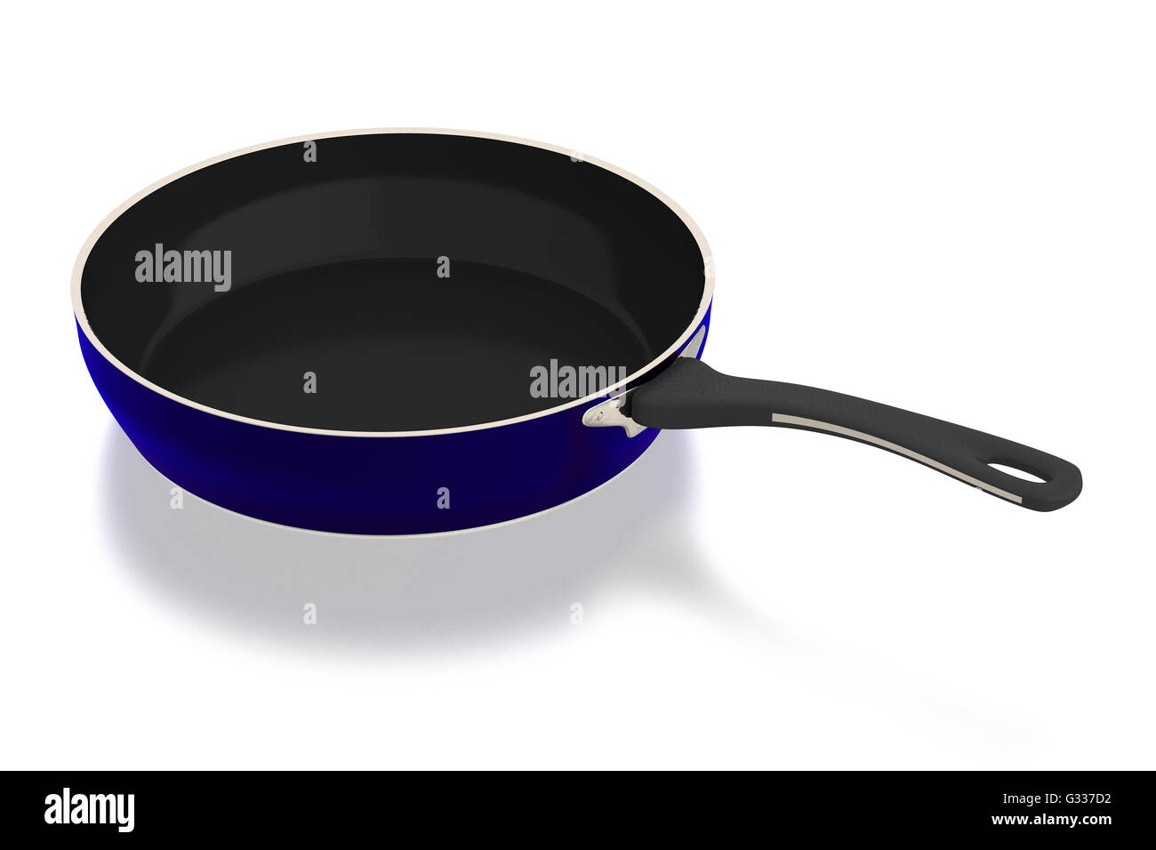 Frying pan illustration Cut Out Stock Images & Pictures - Alamy