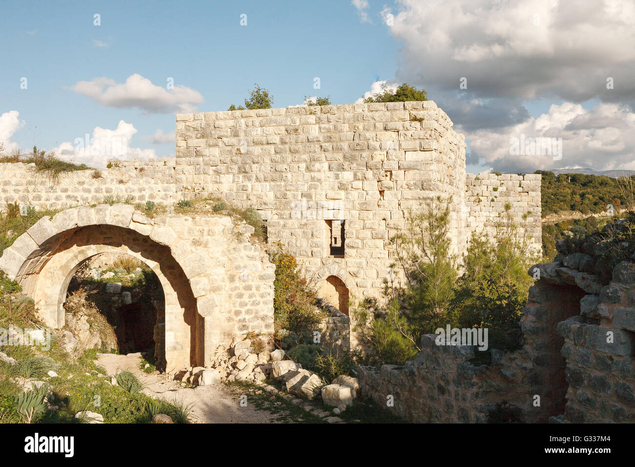 Citadel of Salah Ed-Din. Saladin Castle, Latakia, Syria Stock Photo - Alamy