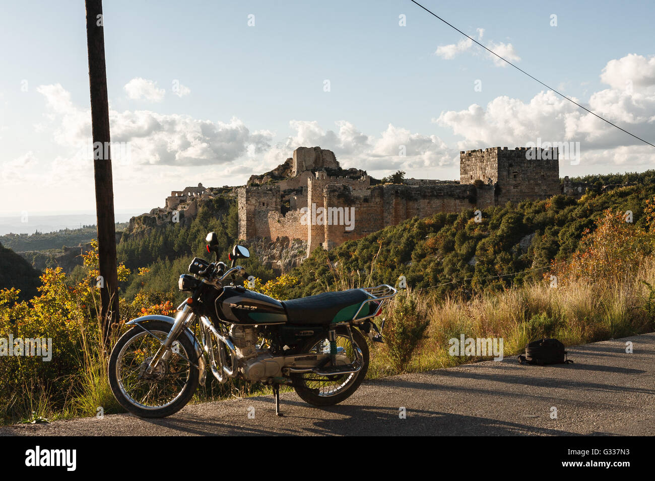 Citadel of Salah Ed-Din. Saladin Castle, Latakia, Syria Stock Photo - Alamy