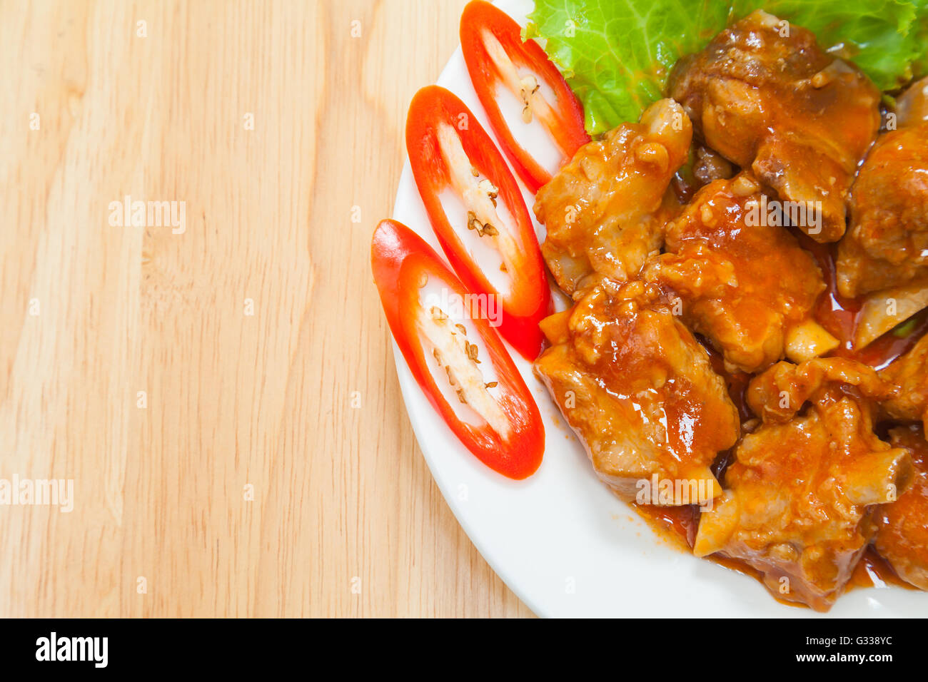 Thai glazed spare ribs hi-res stock photography and images - Alamy