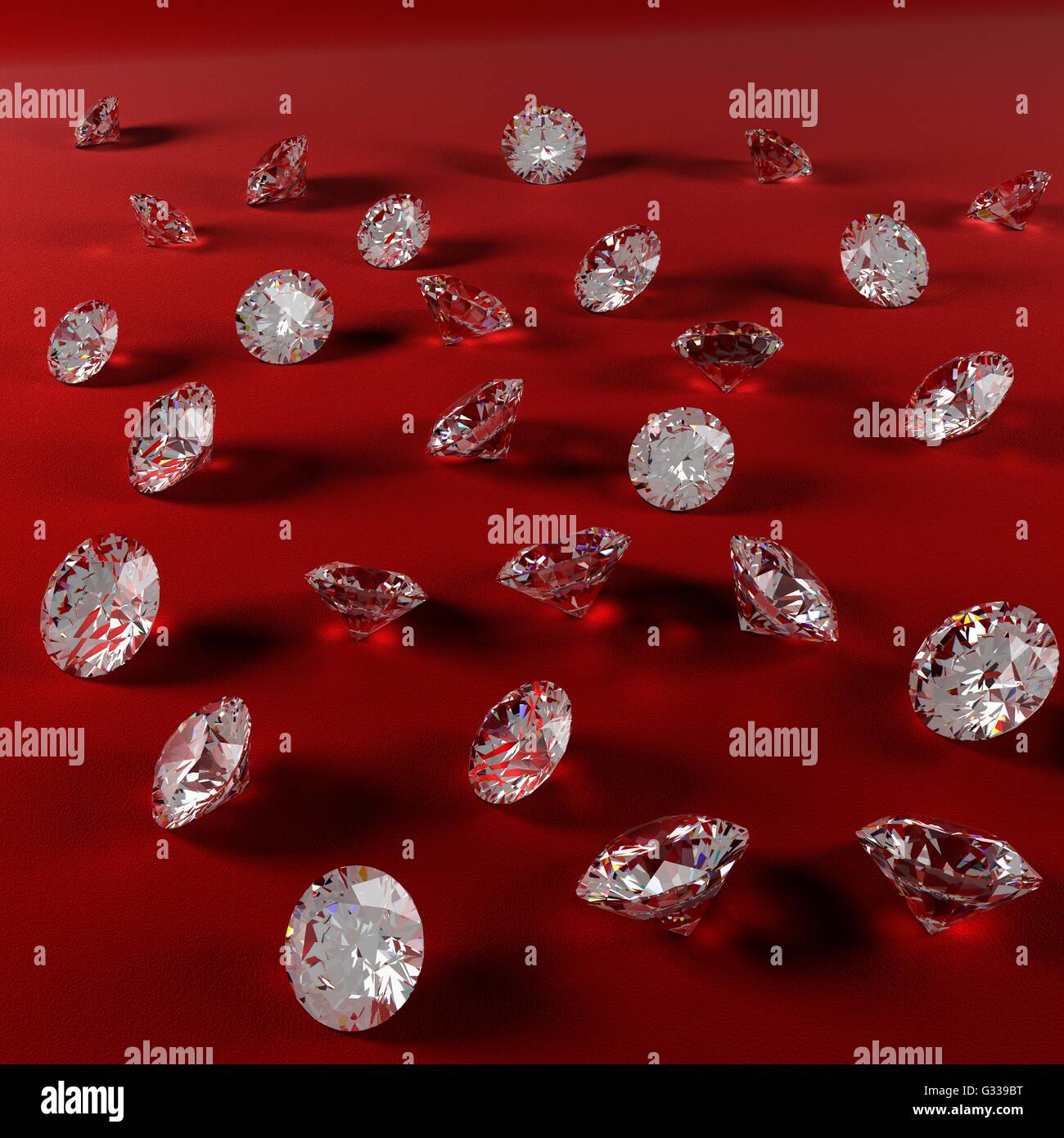 Displayed On Black Velvet Diamond