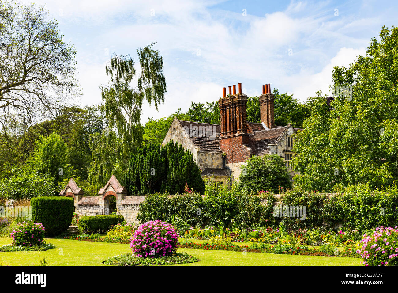 Southover Grange Gardens, Lewes, England, United Kingdom Stock Photo ...