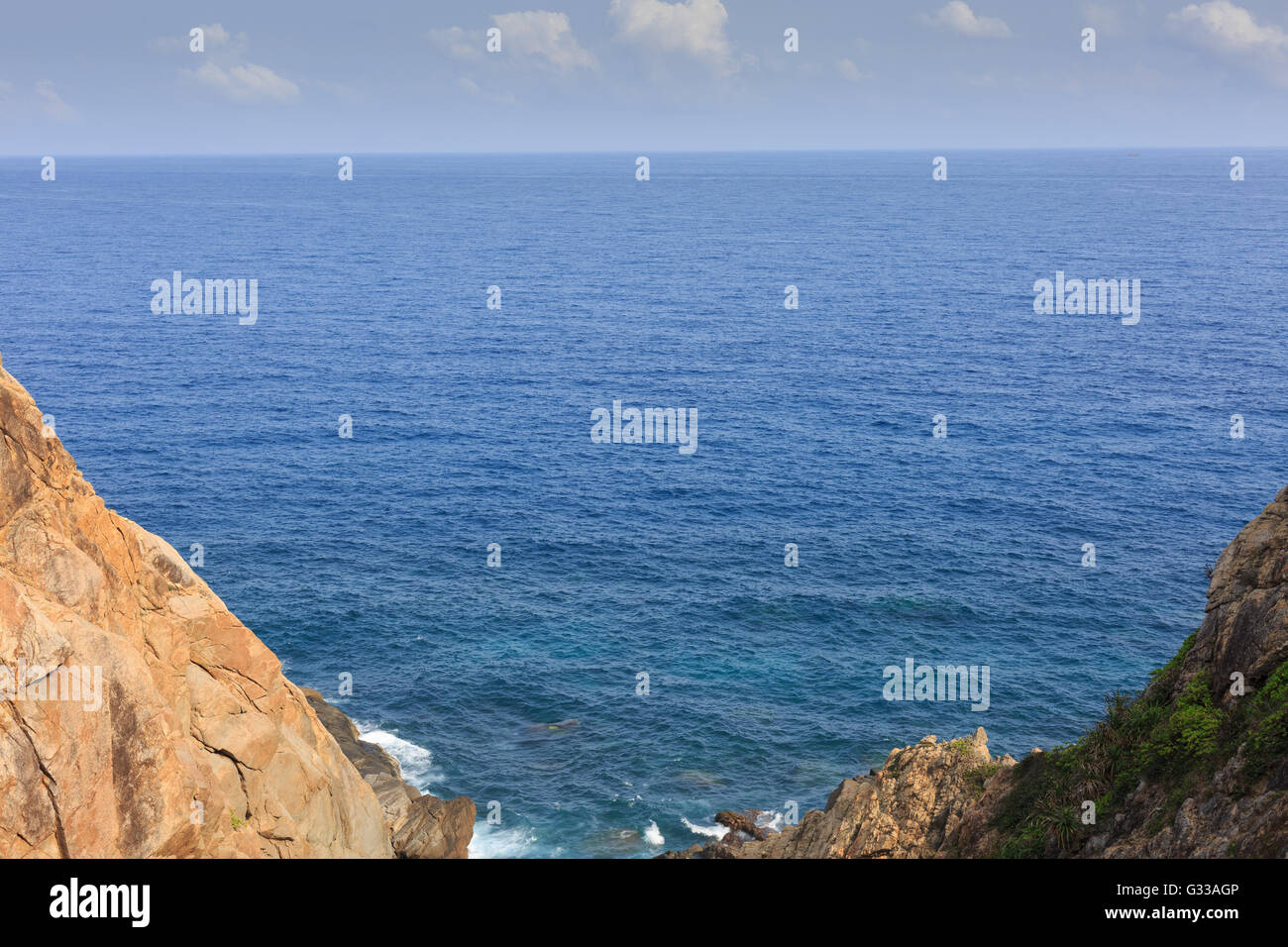 Beach and sea water scenery Stock Photo - Alamy