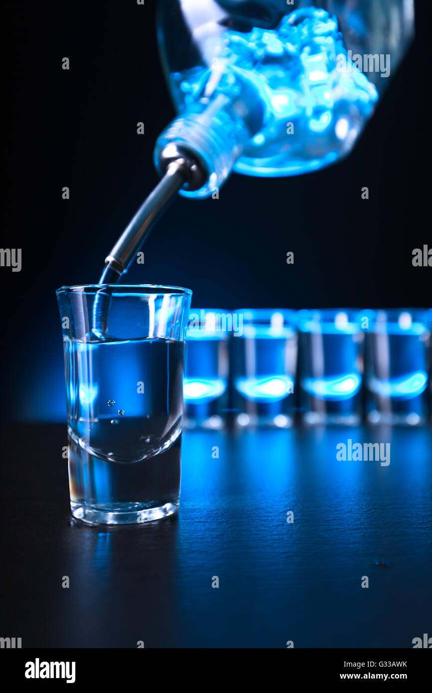 Vodka in bar on hi-res stock photography and images - Alamy